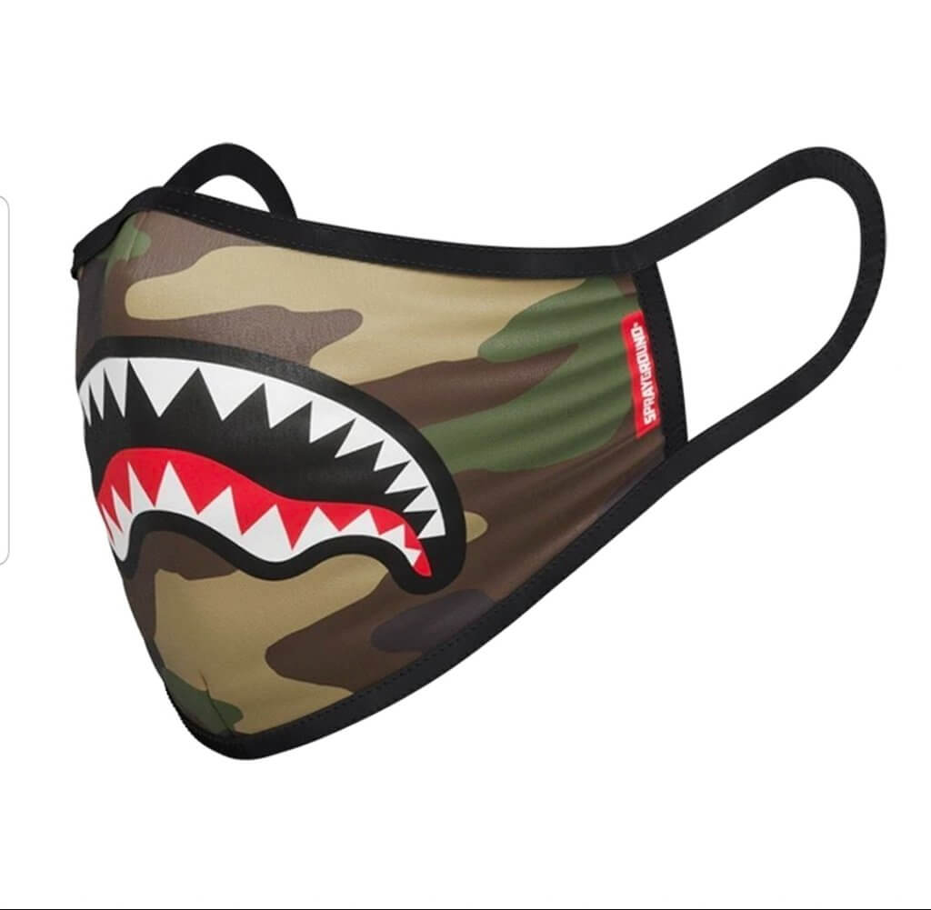 Sprayground Face Mask Camouflage One Size Unisex - Derek’s Sneakers ...